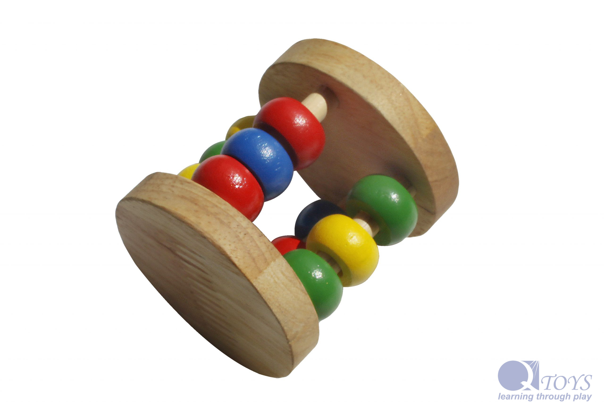 Wooden Rattle - Qtoys - Learning through Play