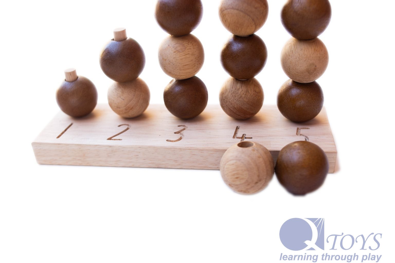 Natural Counting Balls - Qtoys - Learning through Play