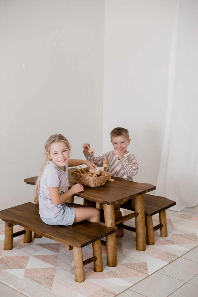Tree Tables And 2 Benches - QToys - Learning through Play