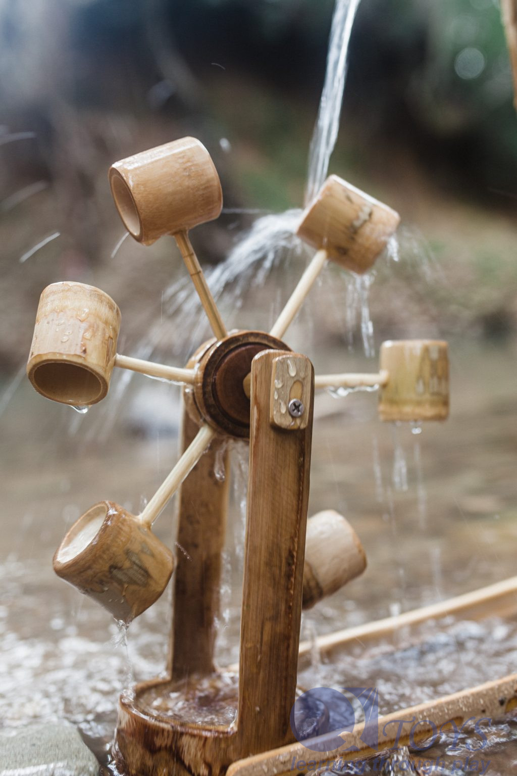 Bamboo Water Mill – QToys – Learning through Play