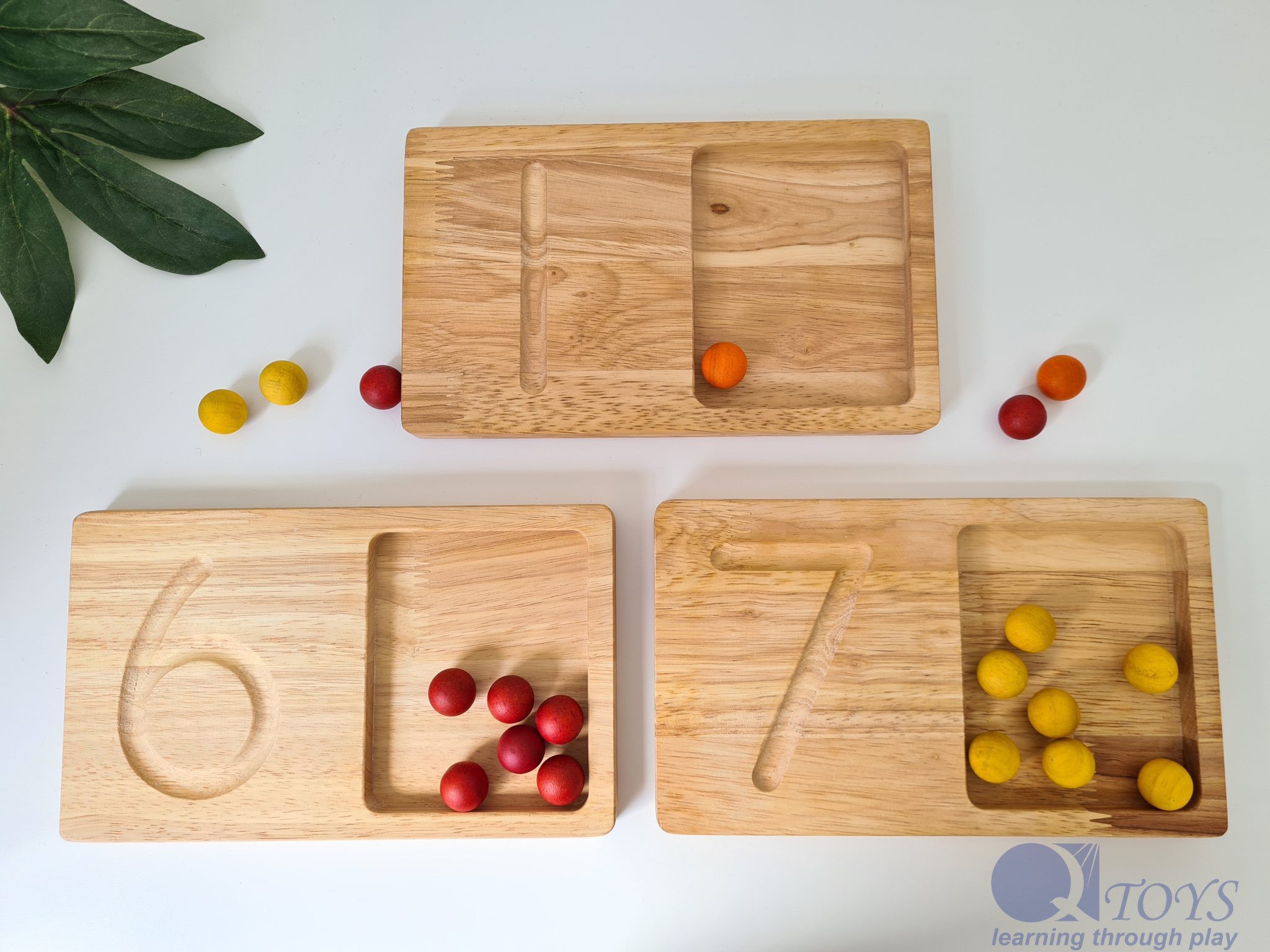 Single Jumbo Counting Tray - QToys - Learning through Play