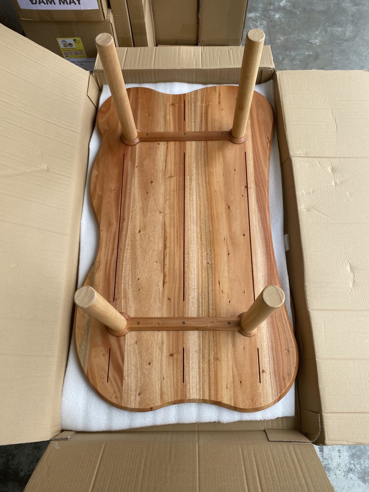 Children's hardwood cloud table with 4 chairs - Qtoys - Learning ...