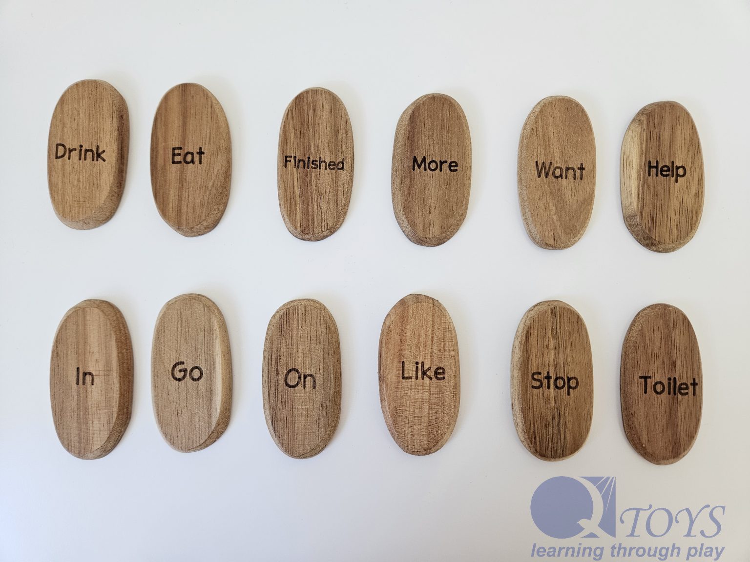 Sign Language Basic Words set of 12 - QToys - Learning through Play