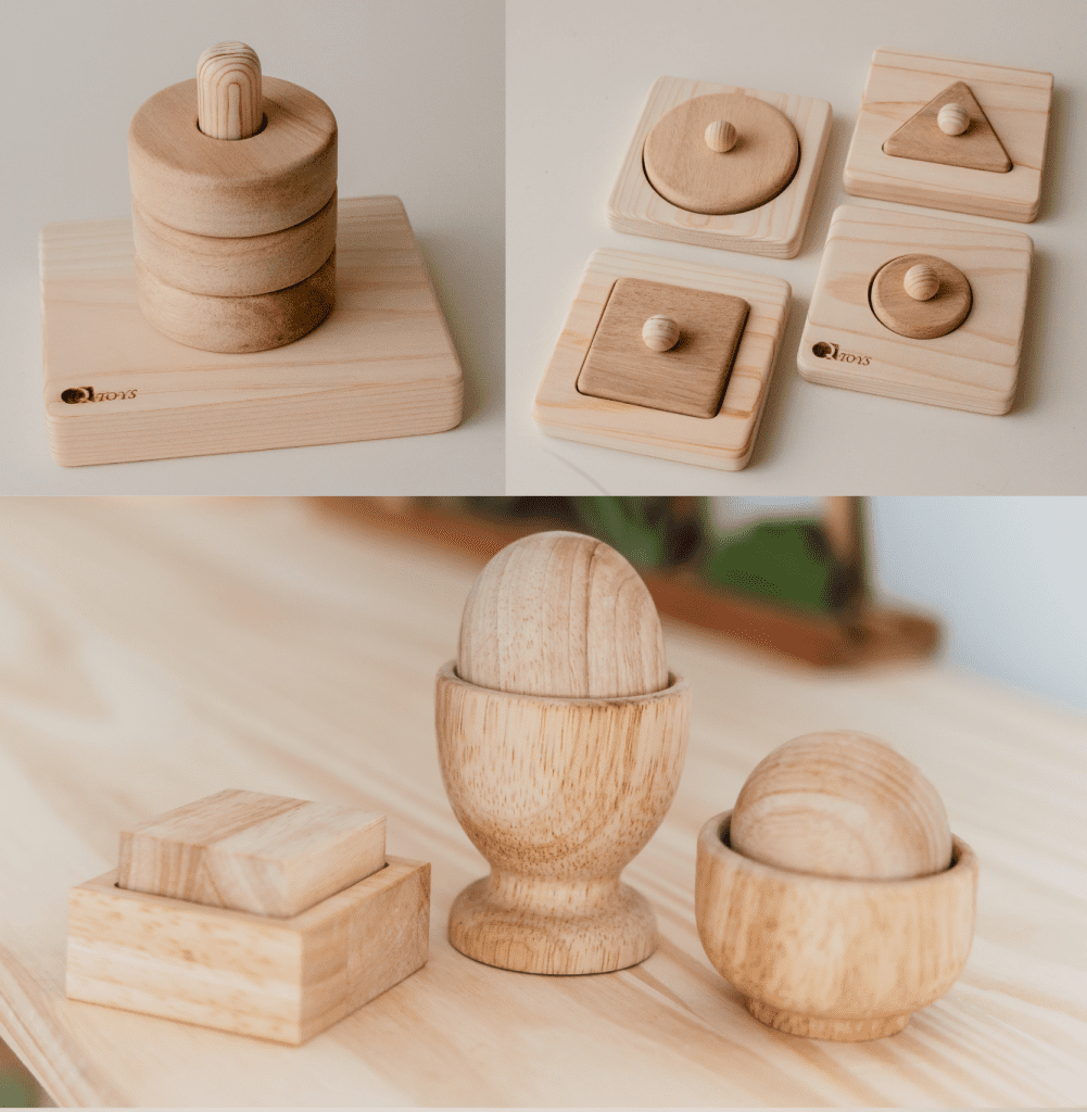 Montessori Baby Tactile Skills Bundle - QToys - Learning through Play